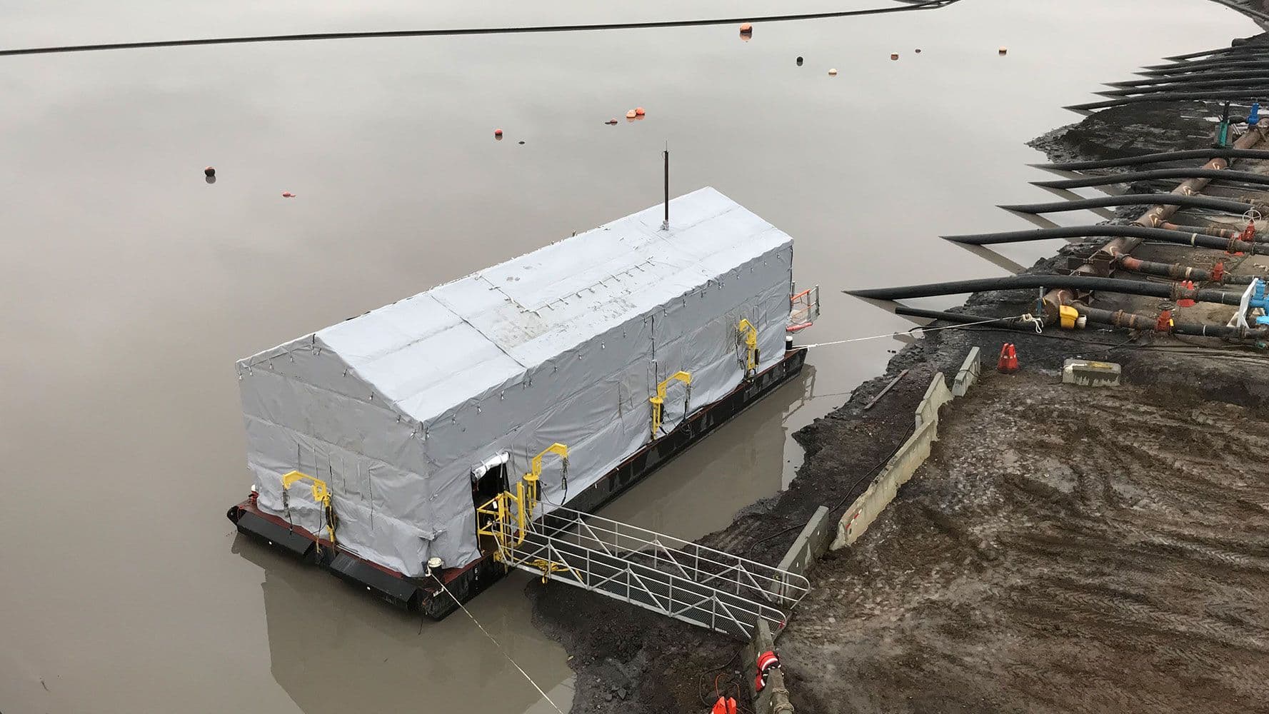 CNRL - Albian Sands Tailing Pond Barge Enclosure Case Study