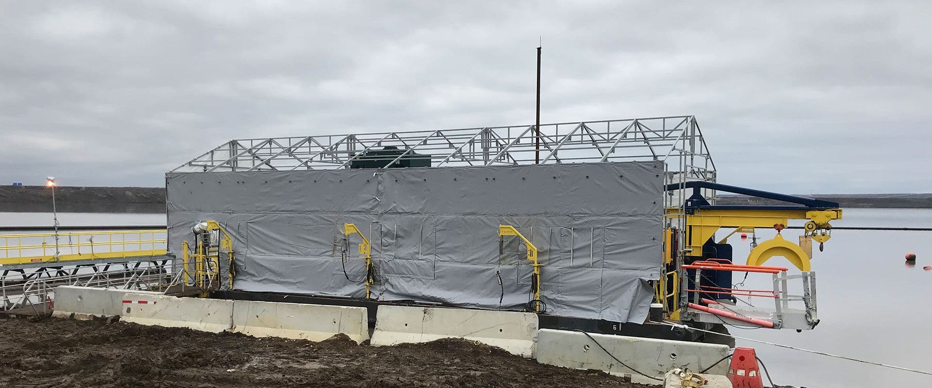 CNRL - Albian Sands Tailing Pond Barge Enclosure Case Study